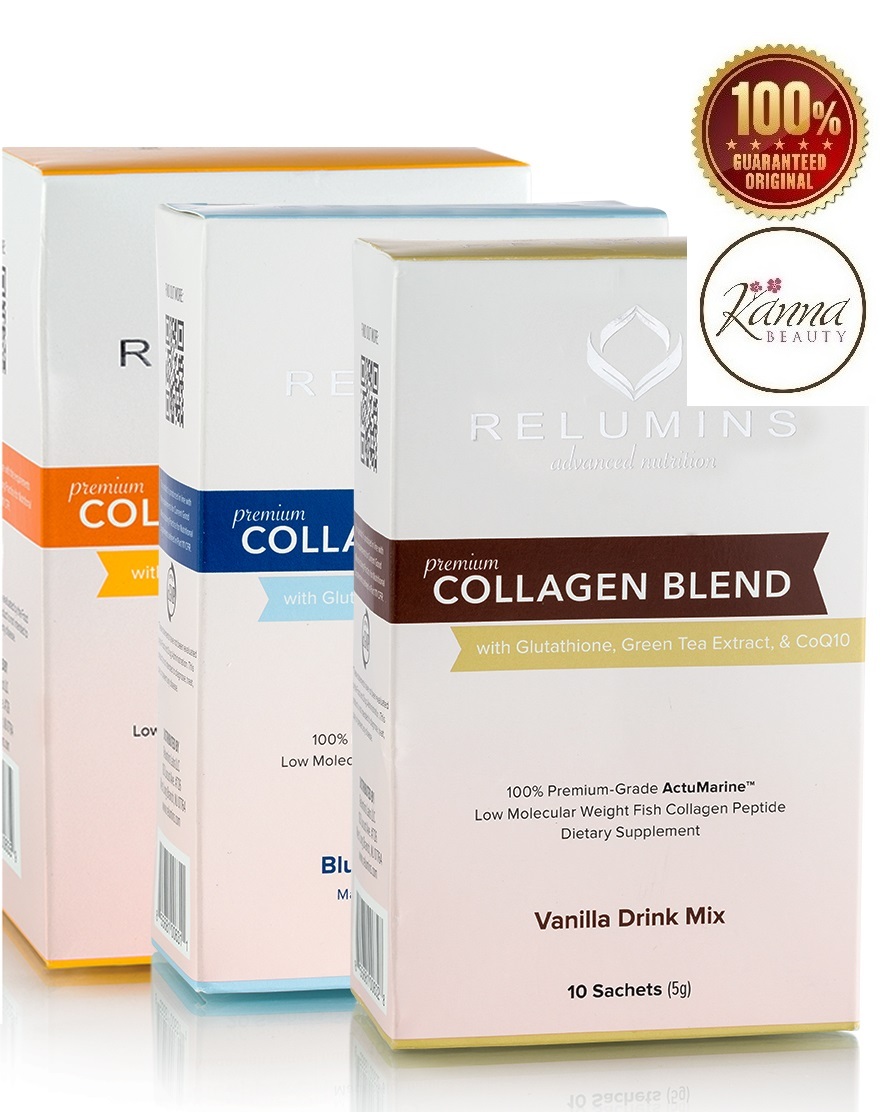 RELUMINS COLLAGEN BLEND WITH GLUTATHIONE GREEN TEA EXTRACT AND COQ10 ...