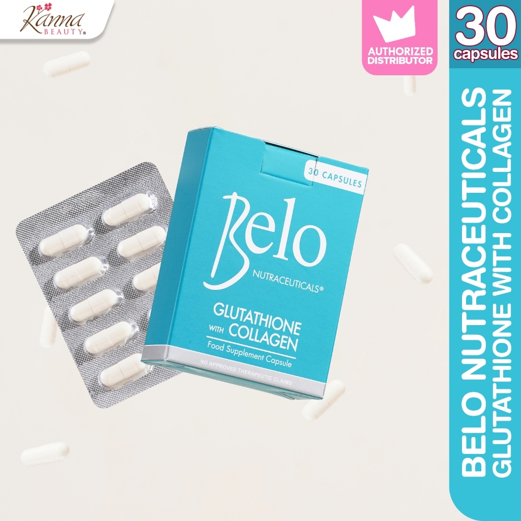 BELO Glutathione with Collagen – 30 Capsules | BELO Glutathione ...