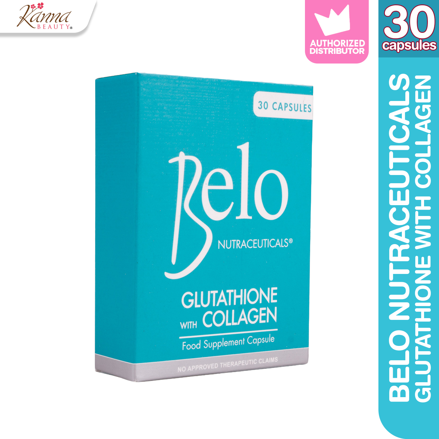 BELO Glutathione with Collagen – 30 Capsules | BELO Glutathione ...