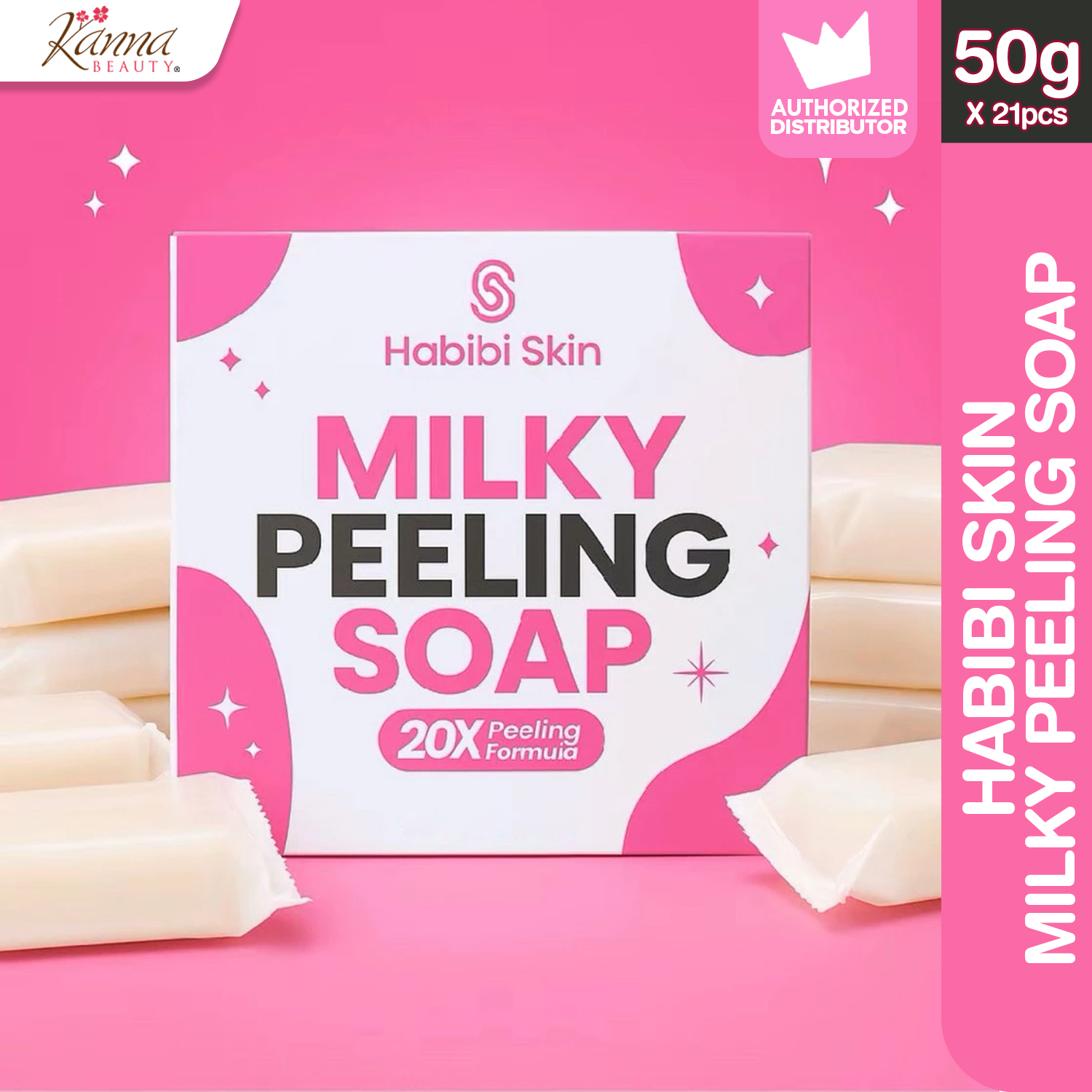 Habibi Milky Peeling Soap 50g Bar | underarm whitening soap mild ...