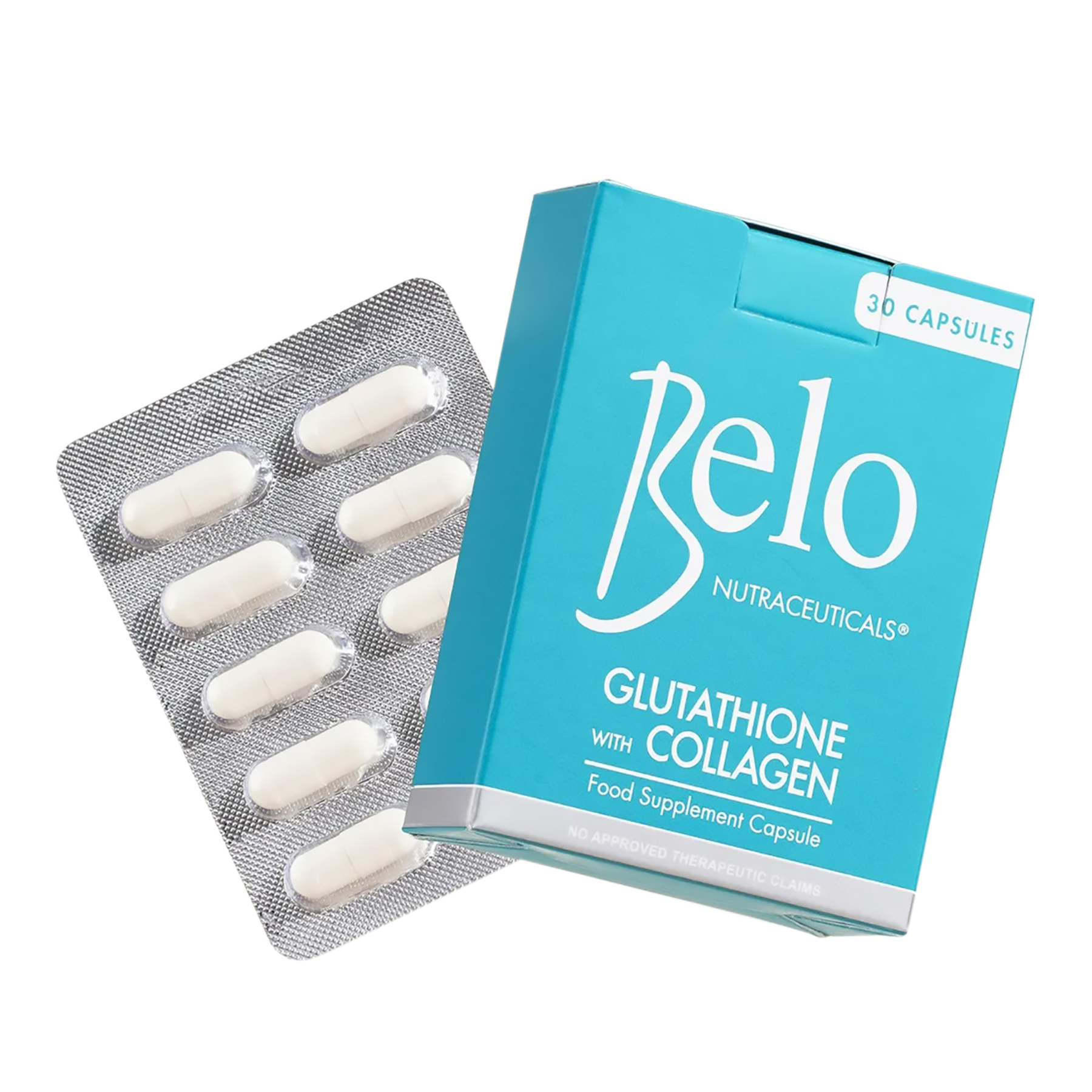 BELO Glutathione with Collagen – 30 Capsules | BELO Glutathione ...