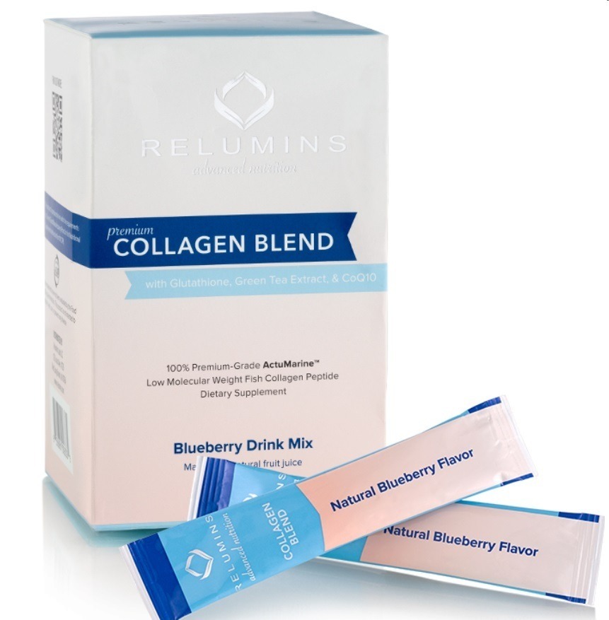 RELUMINS COLLAGEN BLEND WITH GLUTATHIONE GREEN TEA EXTRACT AND COQ10 ...