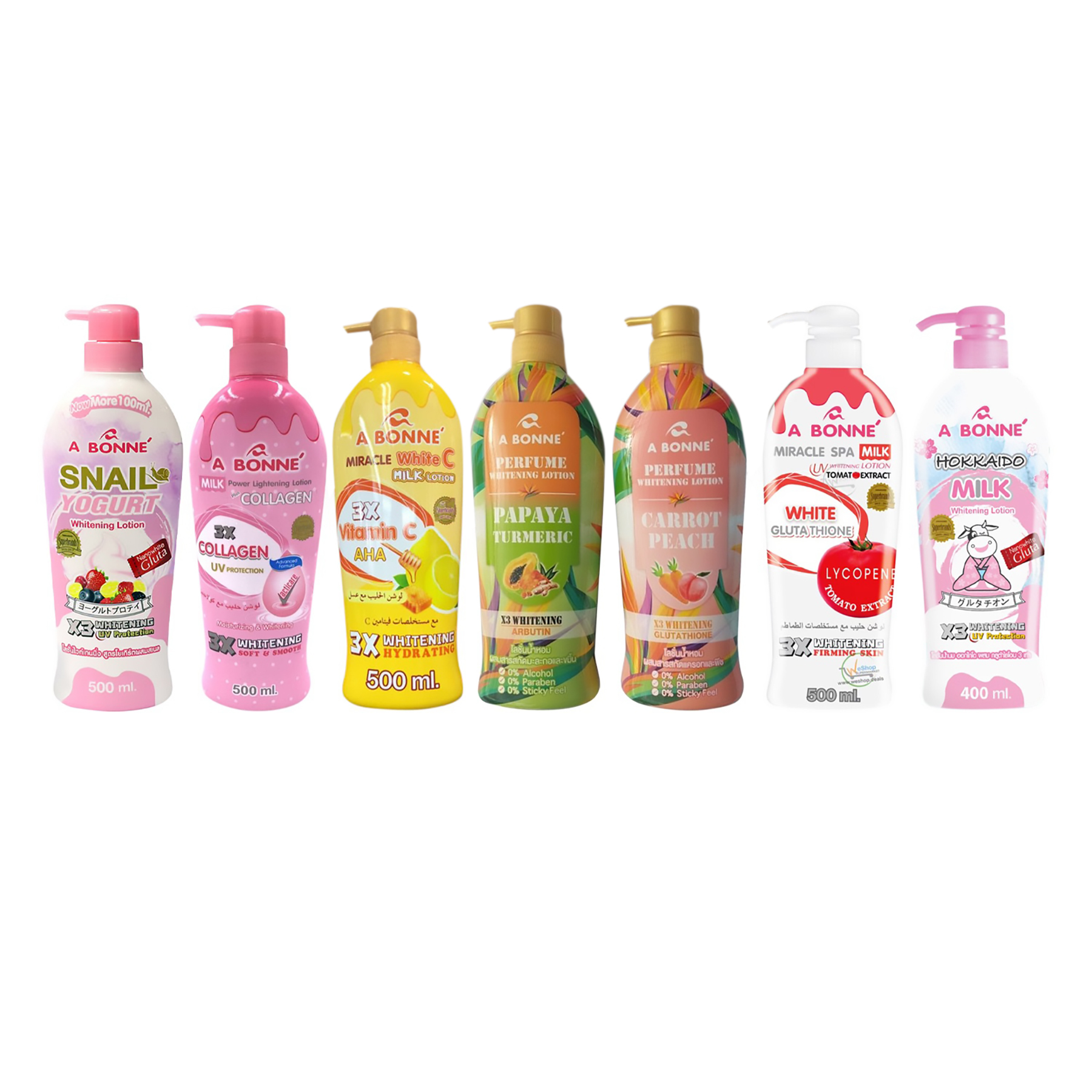 A Bonne Miracle Milk Power Lightening Collagen Lotion 500ml Smooth Soft ...