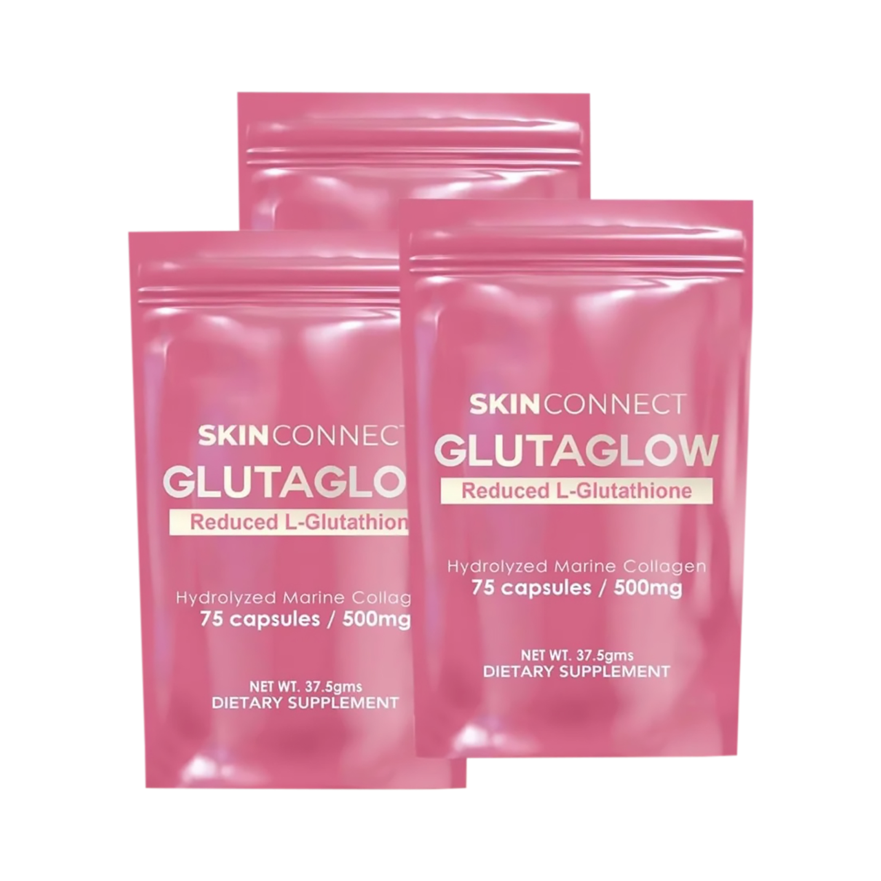 Skin Connect GlutaGlow | 3 + 1 | 75capsules – Kanna Beauty