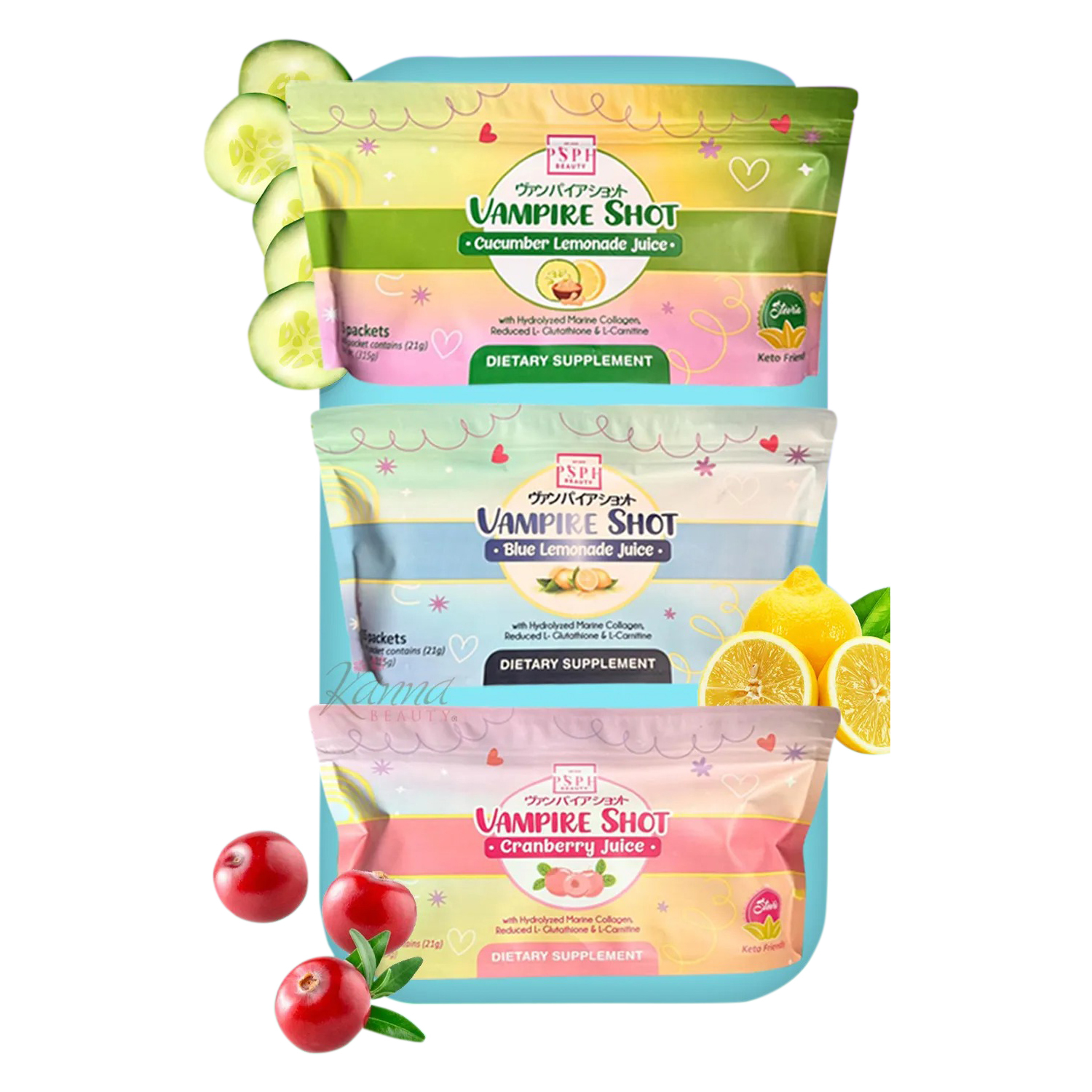 Vampire Shot Juice 3 For 1100 Beauty Supplement Drinks Powder Juice ...