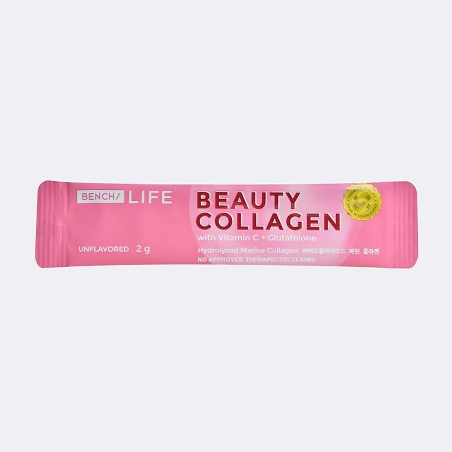Bench Life Beauty Collagen 2g x 14pcs Unflavored Hydrolyzed Marine ...