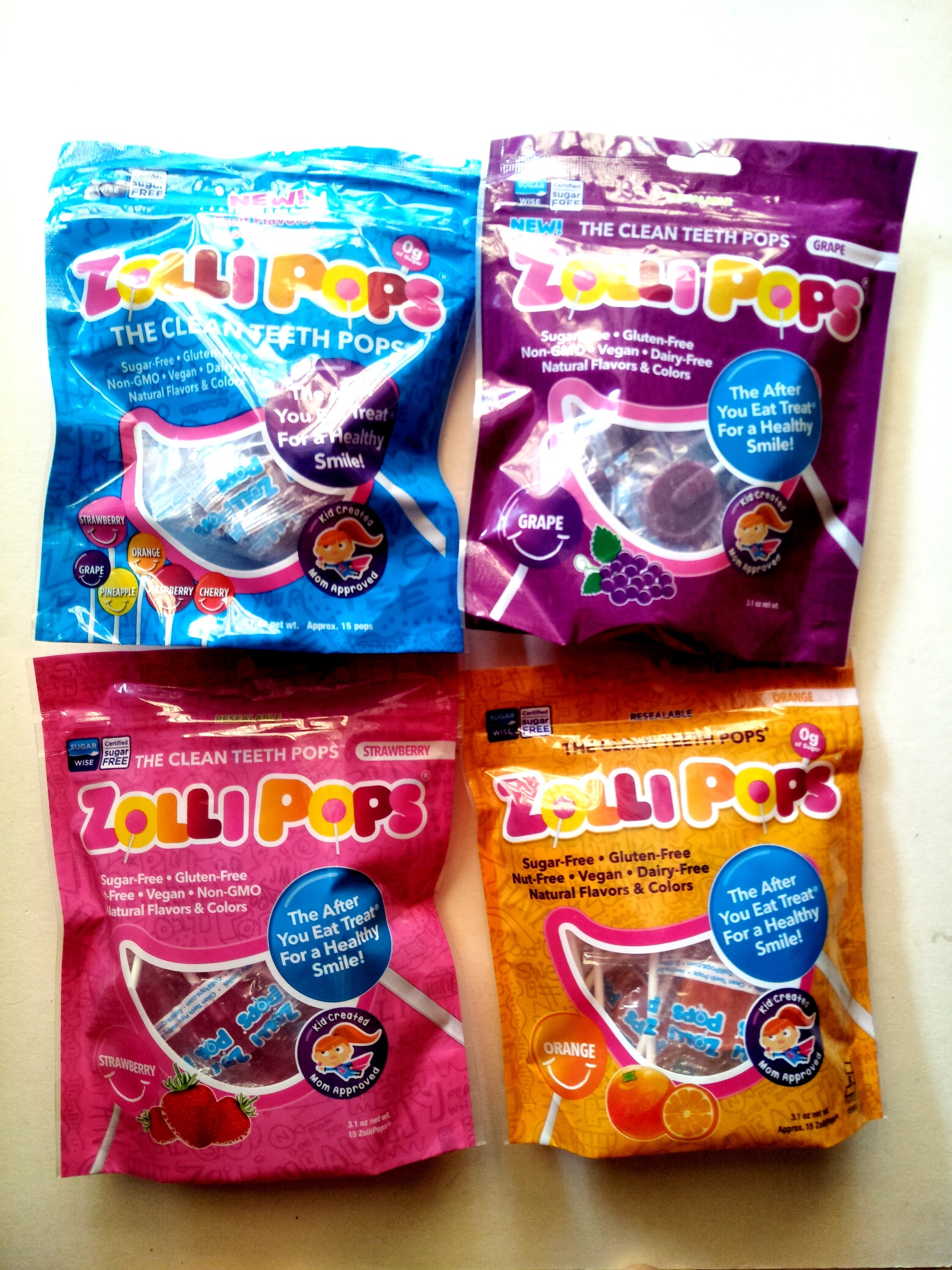 Zollipops The Clean Teeth Pops (The After You Eat Treat) - Orange 15 ...