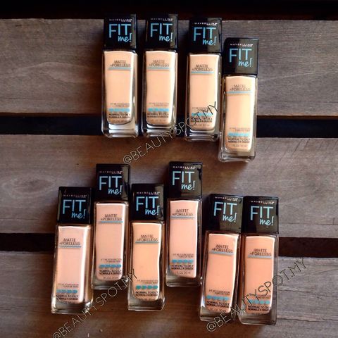 Maybelline Fit Me Foundation Matte + Poreless - 220 Natural Beige ...