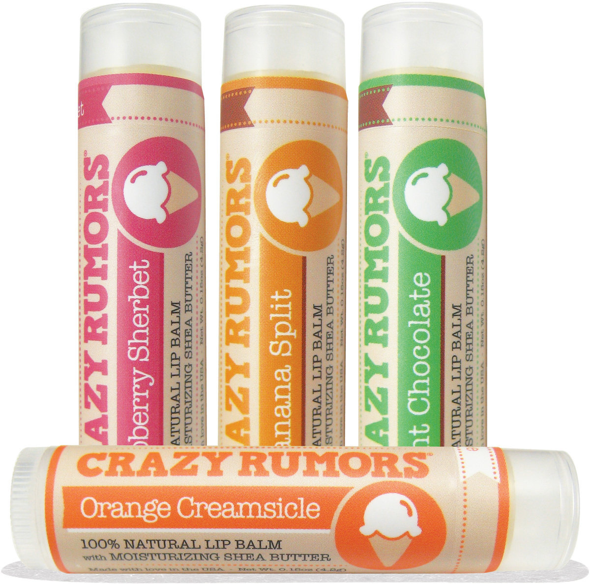 Crazy Rumors Ice Cream Flavoured Lip Balm Collection – Beautyspot ...