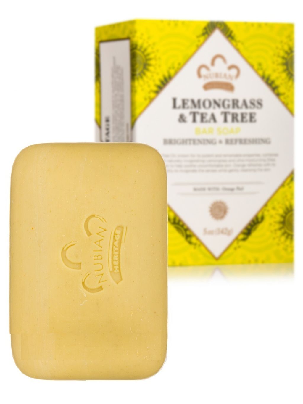 Nubian Heritage Lemongrass And Tea Tree With Orange Peel 5oz