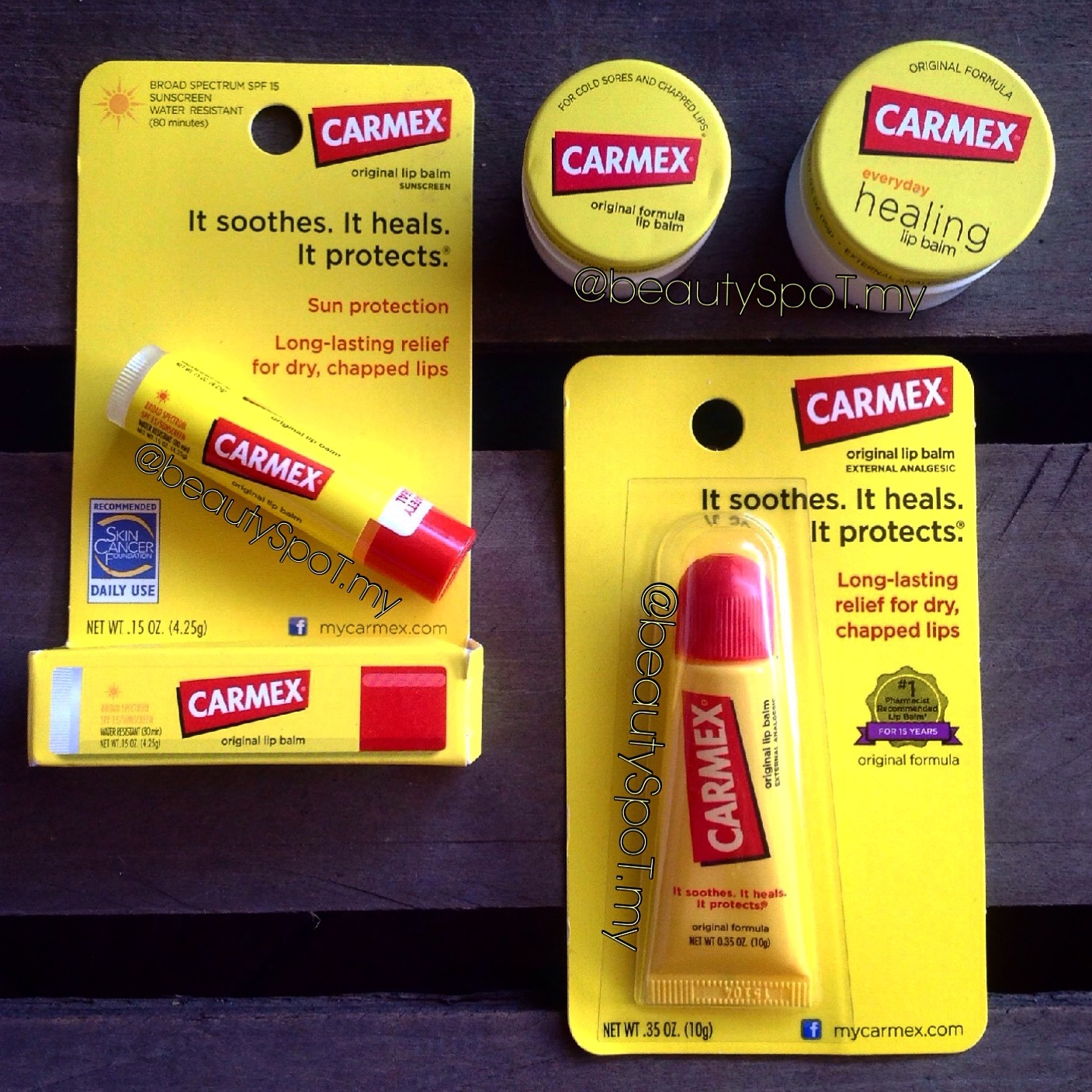 Carmex® Classic Lip Balm (Medicated) - Original Tube – Beautyspot ...