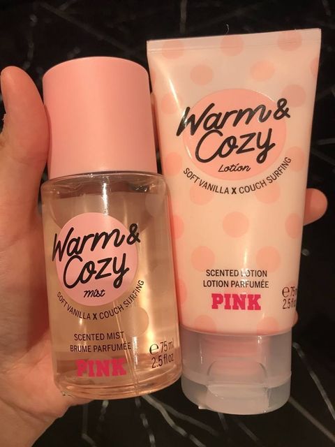 Victoria's Secret PINK Mini Body Lotion - Warm & Cozy – Beautyspot ...