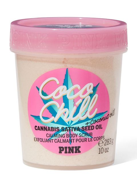 Victoria's Secret PINK Coco Chill Calming Body Scrub with Cannabis ...