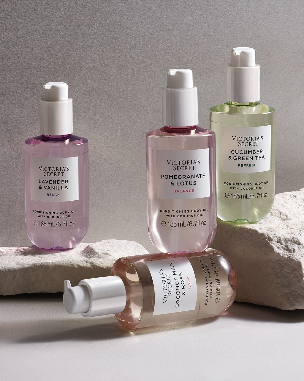 Victorias Secret Natural Beauty Conditioning Body Oil Coconut And Milk