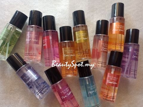 Victoria's Secret Mini Fragrance Mist 75ml - Bare Vanilla – Beautyspot ...