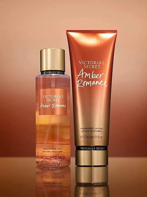 [COMBO] Victoria's Secret Signature Fragrance Mist & Lotion Set - Amber ...