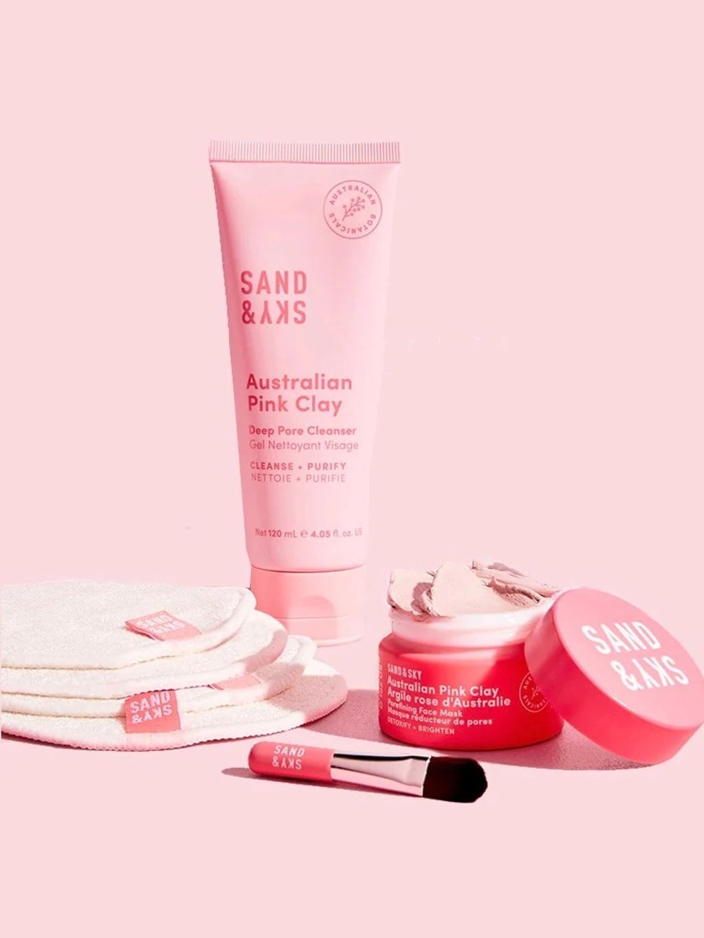 Sandandsky Australian Pink Clay Deep Pore Cleanser 120ml Beautyspot
