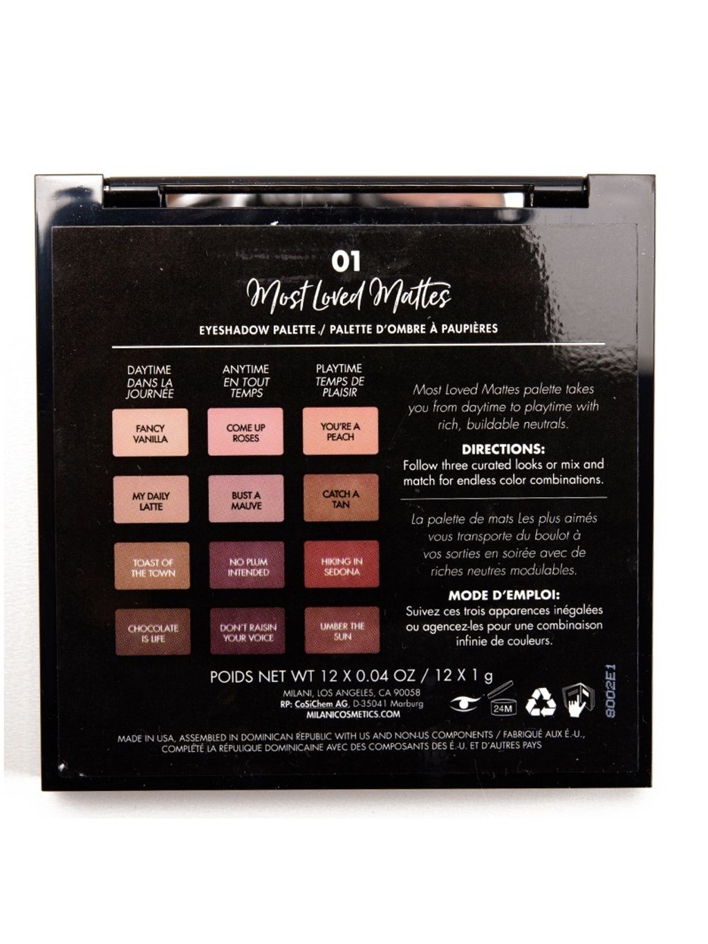 Milani Most Loved Mattes Eyeshadow Palette Beautyspot Malaysias Health And Beauty Online Store