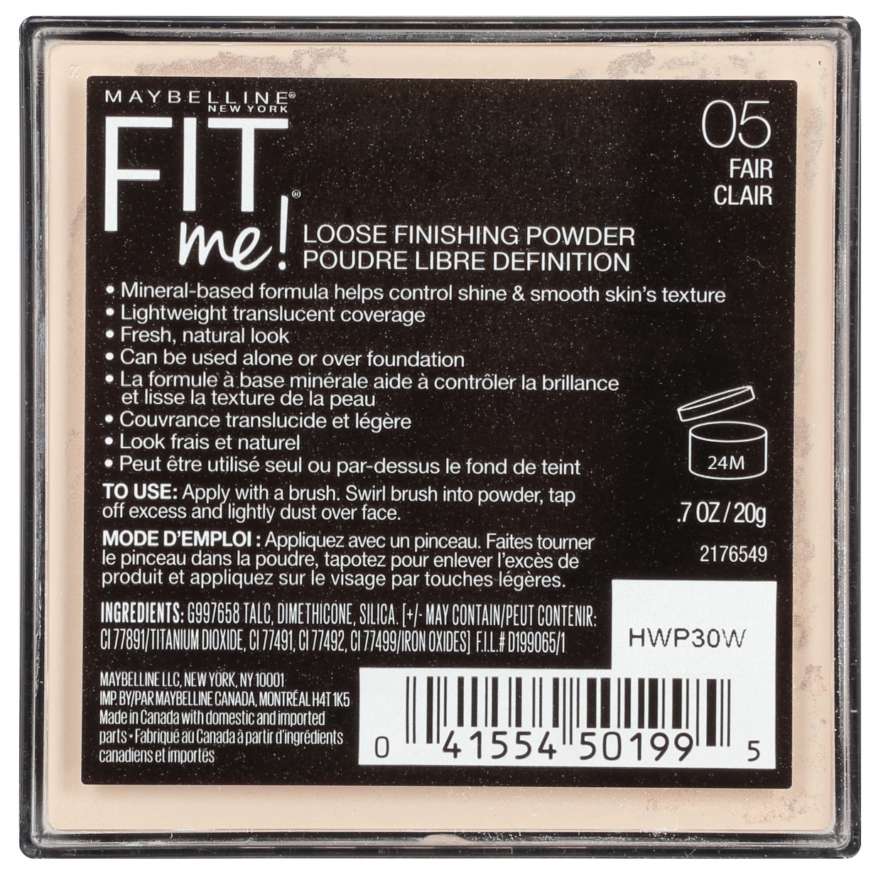 Maybelline® Fit Me Loose Finishing Powder - 05 Fair – Beautyspot ...