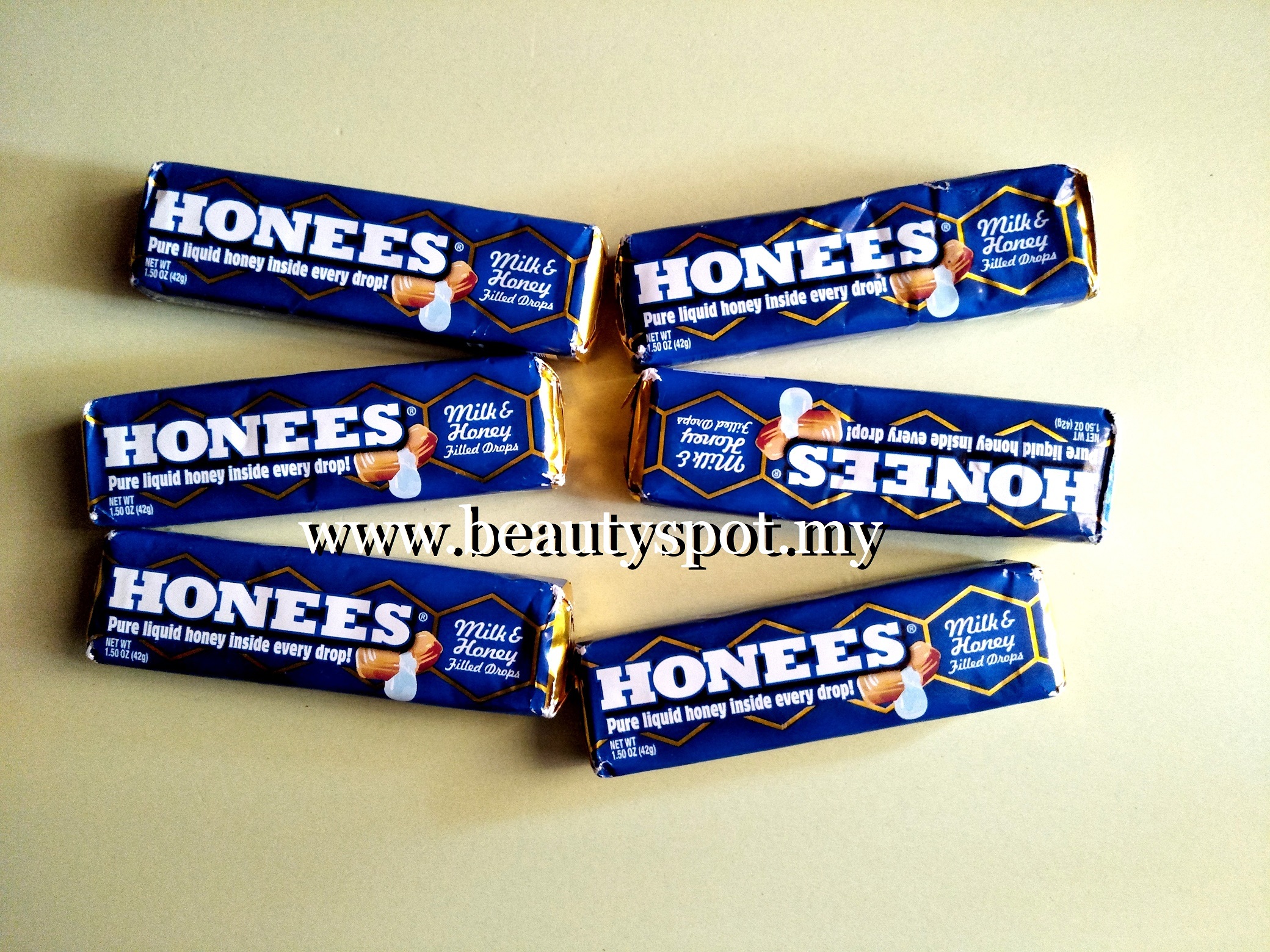 HONEES Milk & Honey Filled Drops - 9 Count Bars – Beautyspot | Malaysia's Health & Beauty Online ...