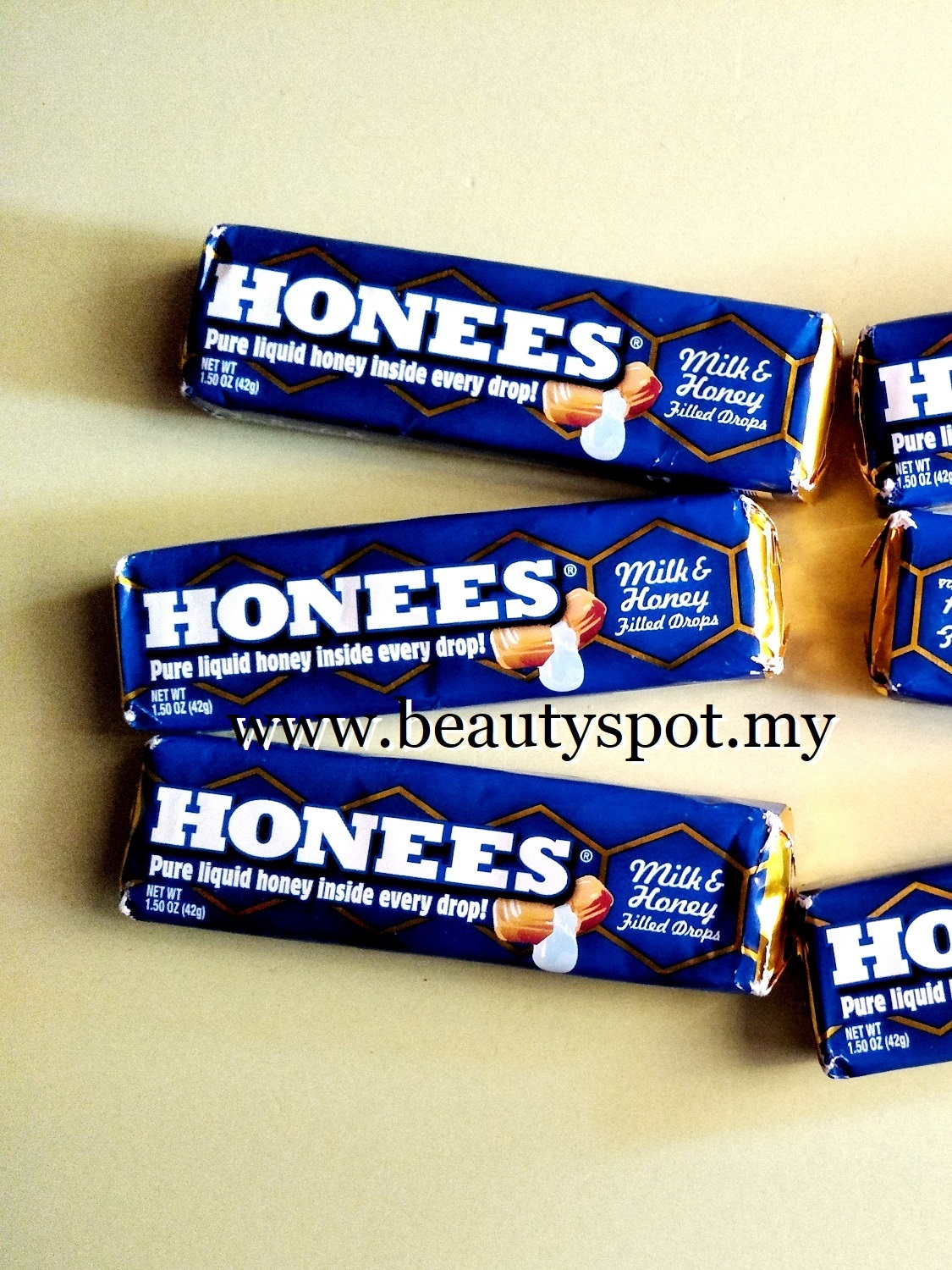 HONEES Milk & Honey Filled Drops - 9 Count Bars – Beautyspot | Malaysia's Health & Beauty Online ...