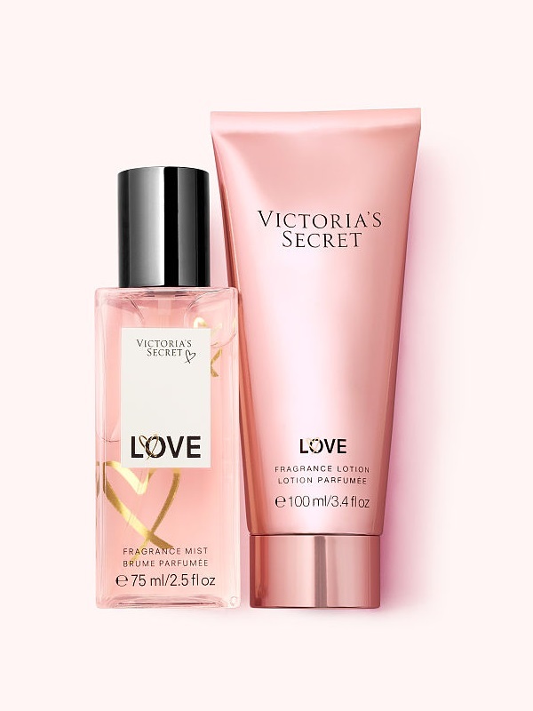 Victoria's Secret Mini Mist + Lotion Gift Set - Love – Beautyspot ...