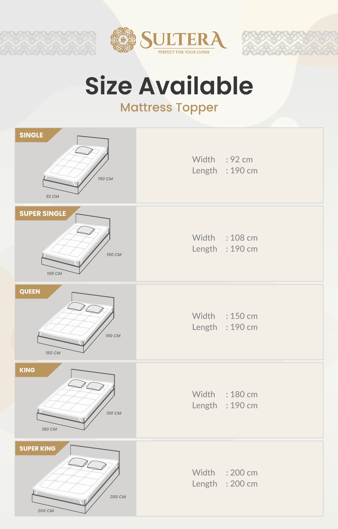 Microfibre Mattress Topper – Sultera