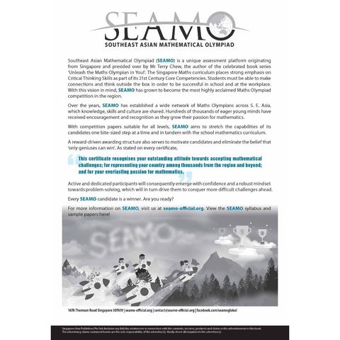 SEAMO Math Olympiad International Competition Preparation Paper K ...