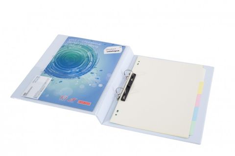 A4 PVC RING FILE WITH FRONT AND BACK COVER INSERT – JJ STATIONERY ...