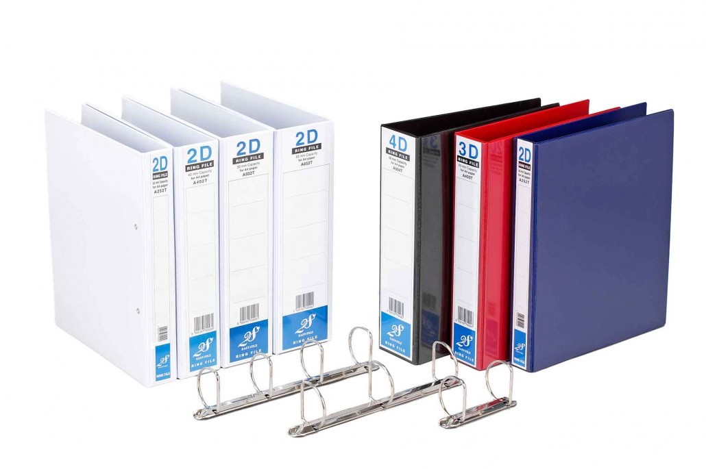 A4 PVC RING FILE WITH FRONT AND BACK COVER INSERT JJ STATIONERY a4-pvc-ring-file-with-front-and-back-cover-insert-jj-stationery