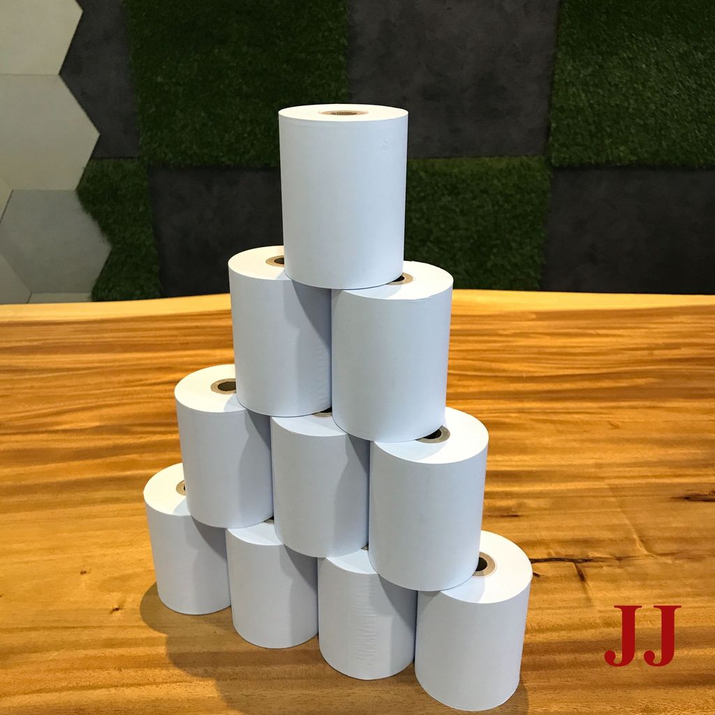 10 Rolls High White Paper Roll 57mm X 60mm X 20mm Adding Roll Cash 10-rolls-high-white-paper-roll-57mm-x-60mm-x-20mm-adding-roll-cash