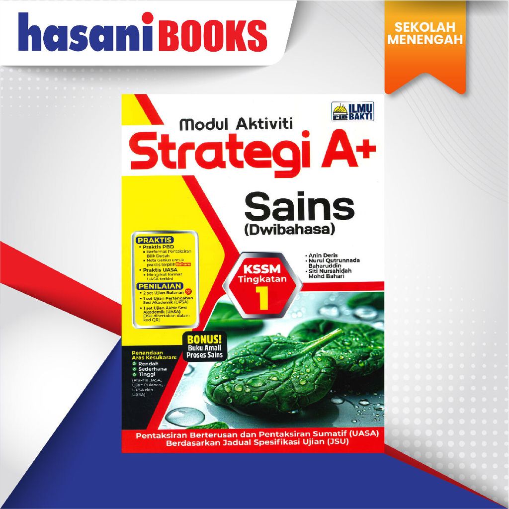 SM : MODUL AKTIVITI STRATEGI A+ TINGKATAN 1 - ILMU BAKTI – HASANIBOOKS
