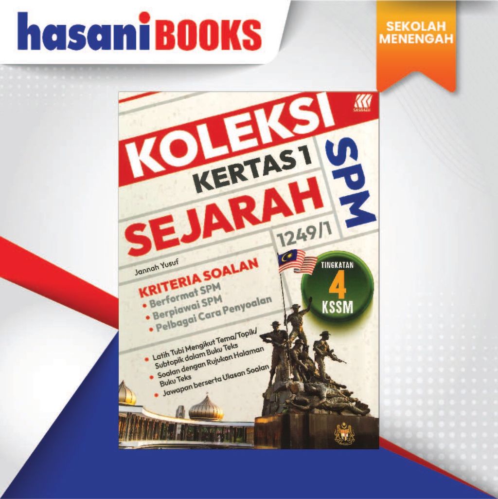 SM : KOLEKSI KERTAS 1 SEJARAH TINGKATAN 4 & 5 – HASANIBOOKS