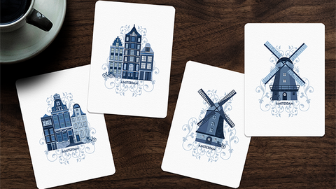 Limited Edition Tulip Playing Cards Set (Dark Blue and Light Blue) by ...