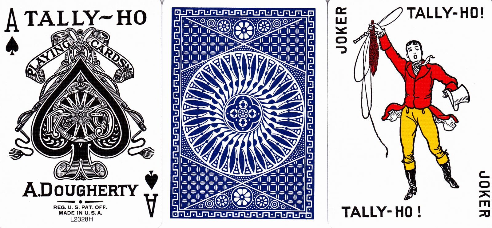 Tally Ho No.9 Circle Back Playing Cards (Blue) – Online Magic Store ...