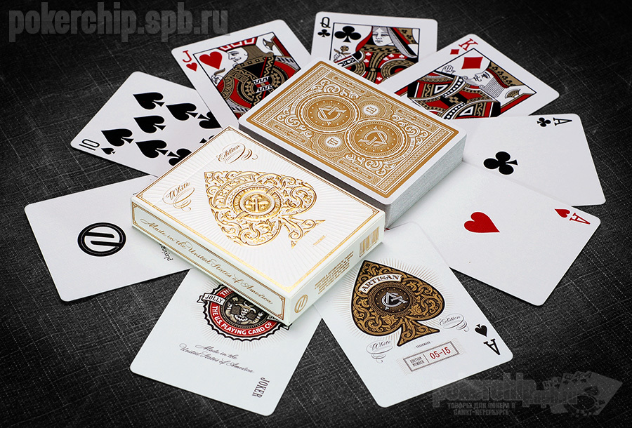 Artisan White Playing Cards by Theory11 – Online Magic Store Games-4-U