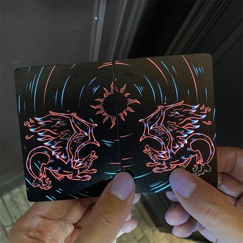 Dragon Chant UV Fluorescent Glowing Cardistry Playing Cards – GamelandSKN