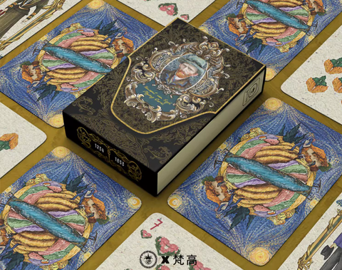 Vincent Villem Van Gogh Collection Golden Black Playing Cards – GamelandSKN