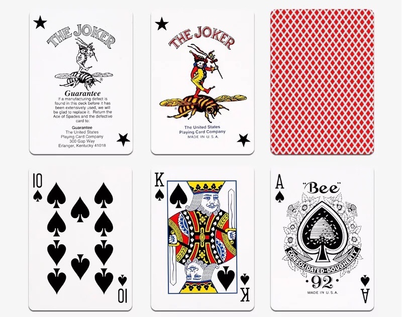 “BEE”® STANDARD PLAYING CARDS – Online Magic Store Games-4-U