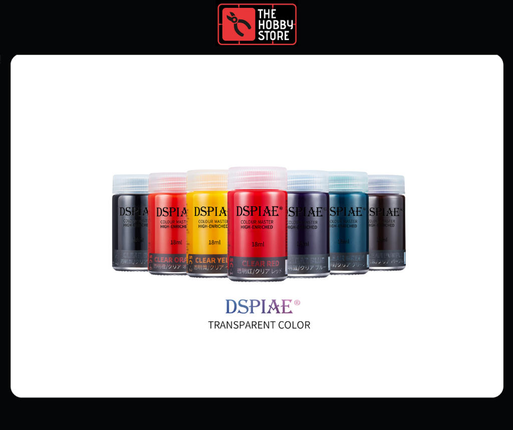 DSPIAE TRANSPARENT COLOR SERIES SC1~SC7 – The Hobby Store Malaysia ...