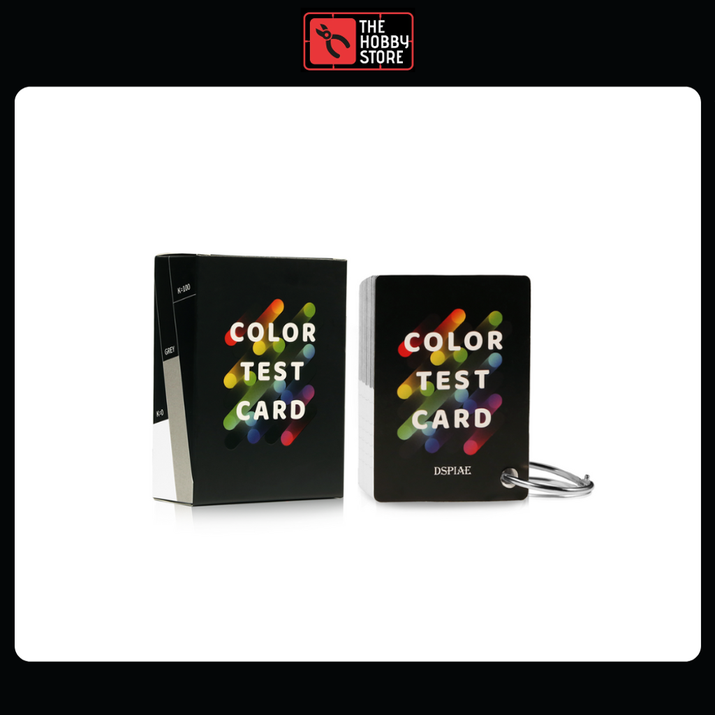 DSPIAE CC-01 MODEL PAINT COLOR TEST CARD – The Hobby Store Malaysia ...
