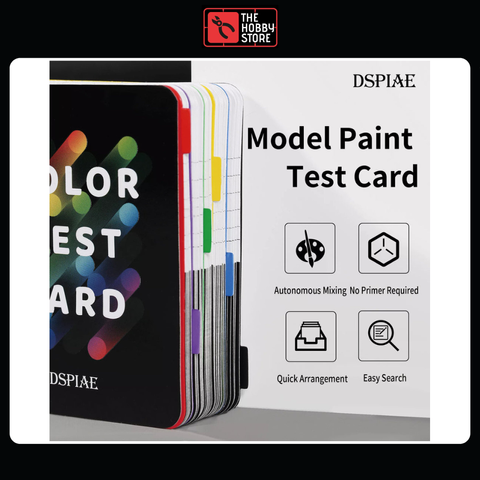 DSPIAE CC-01 MODEL PAINT COLOR TEST CARD – The Hobby Store Malaysia ...