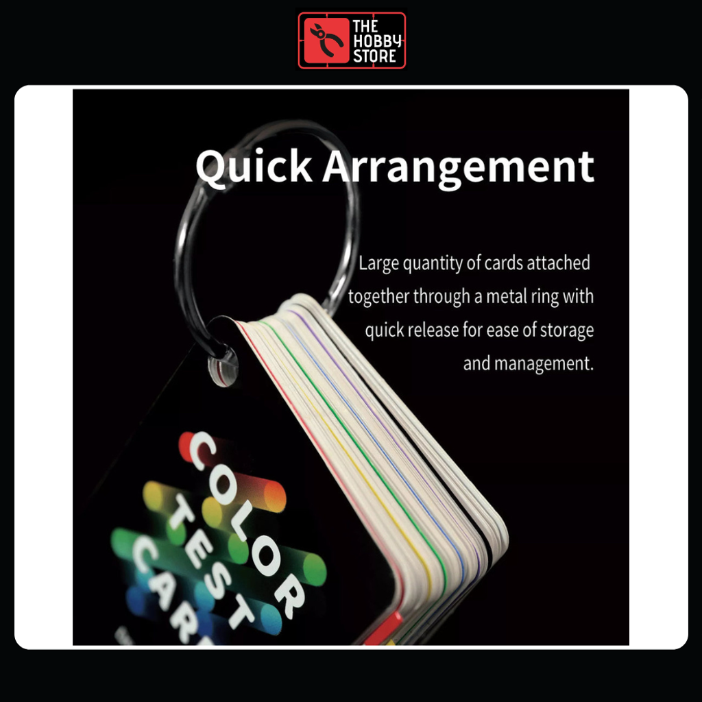 DSPIAE CC-01 MODEL PAINT COLOR TEST CARD – The Hobby Store Malaysia ...