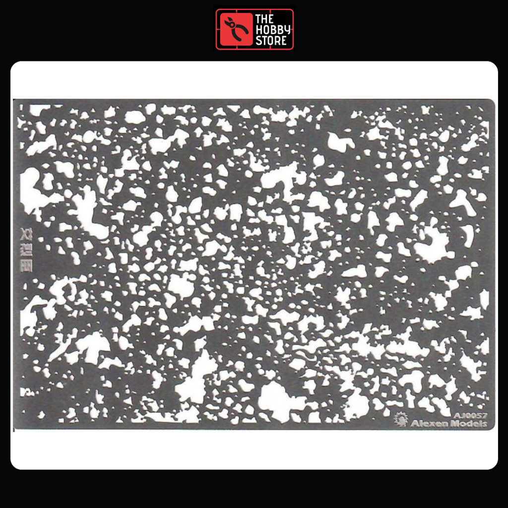 ALEXEN MODEL FG-AJ0057 MOTTLING & STAINS WEATHERING STENCIL C – The ...