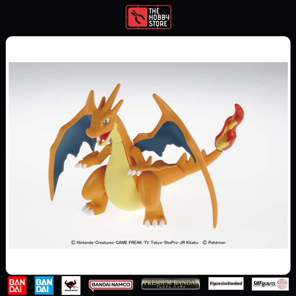 BANDAI POKEMON PLAMO COLLECTION MEGA LIZADON (CHARIZARD) Y – The Hobby ...
