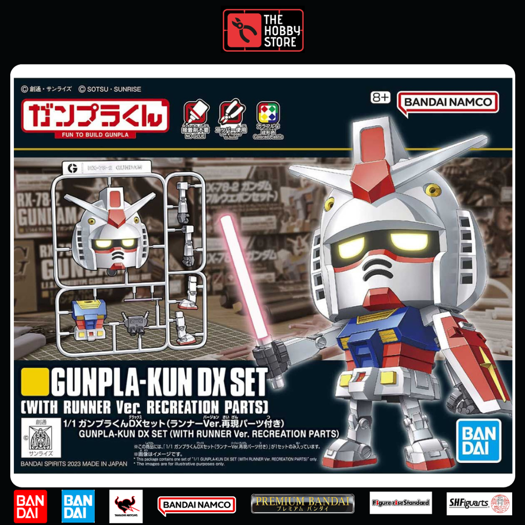 BANDAI 1/1 GUNPLA-KUN DX SET (with Runner Ver. Recreated Parts) – The ...