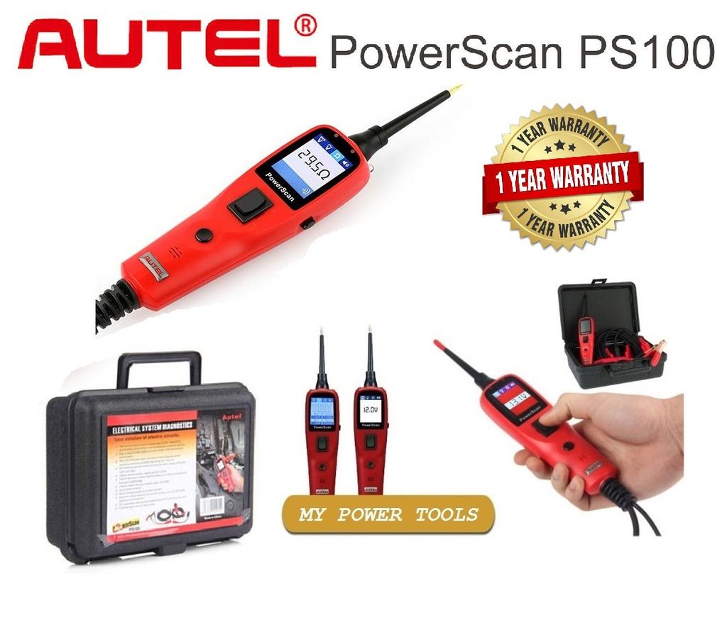 Autel PS100 12V/24V PowerScan Car Circuit Diagnostic Tester – MY Power ... Autel PS100 12V/24V PowerScan Car Circuit Diagnostic Tester – MY Power ...