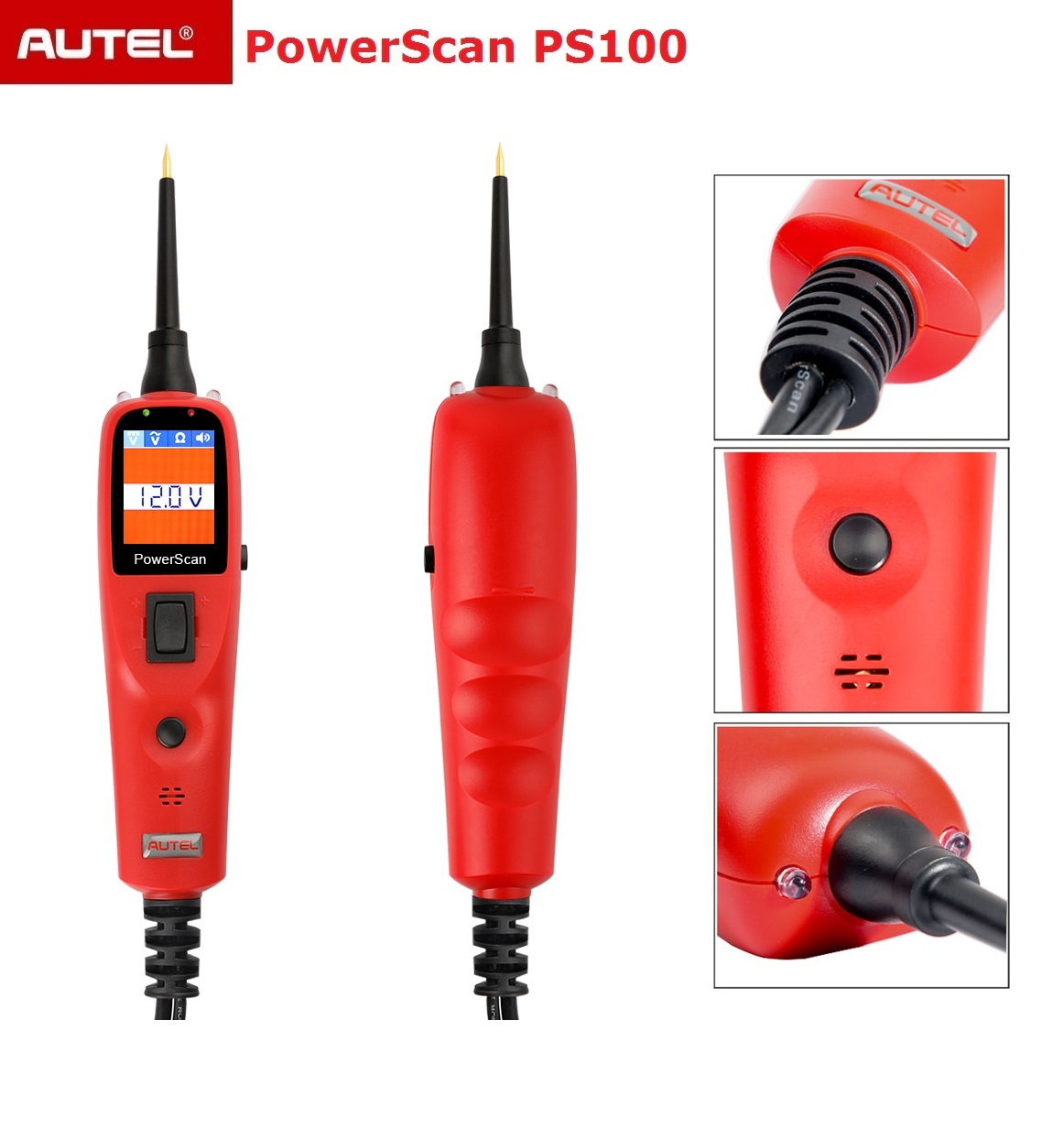 Autel PS100 12V/24V PowerScan Car Circuit Diagnostic Tester – MY Power ... Autel PS100 12V/24V PowerScan Car Circuit Diagnostic Tester – MY Power ...