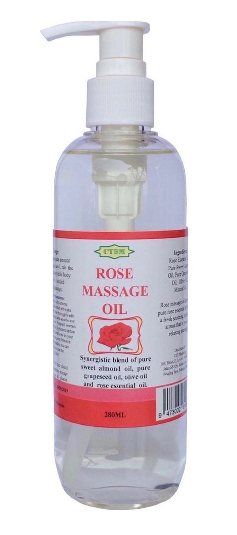 Rose Massage Oil 280ML – CTE Marketing