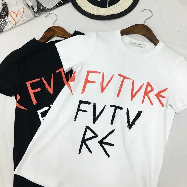 Indie Designs Future Print Cotton Jersey T-shirt – Indie Designs Clothing